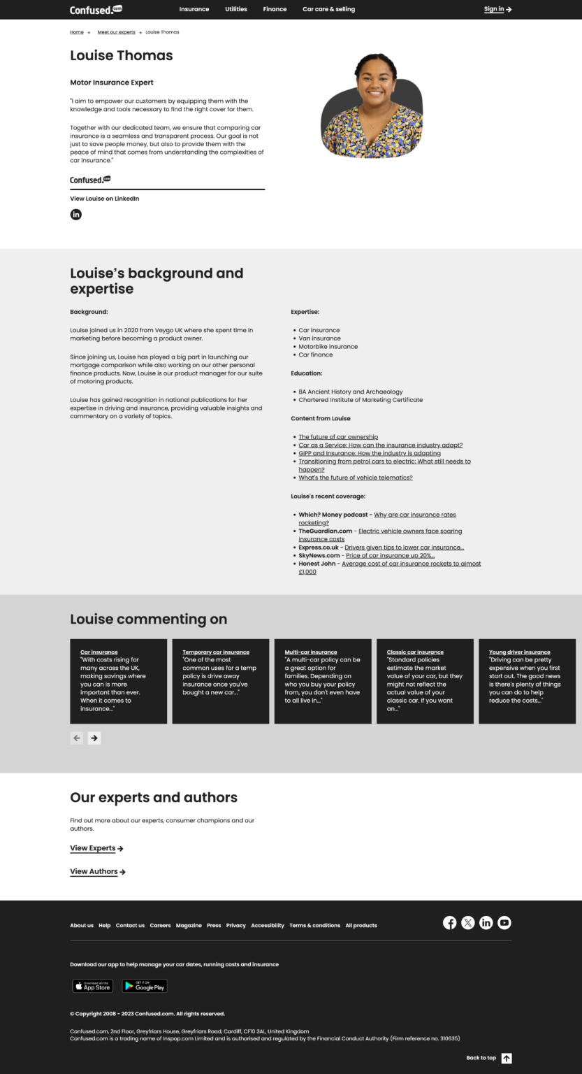 11 Author Page Examples that Showcase E-E-A-T | Digitaloft