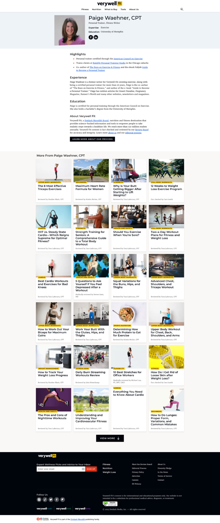 11 Author Page Examples that Showcase E-E-A-T | Digitaloft